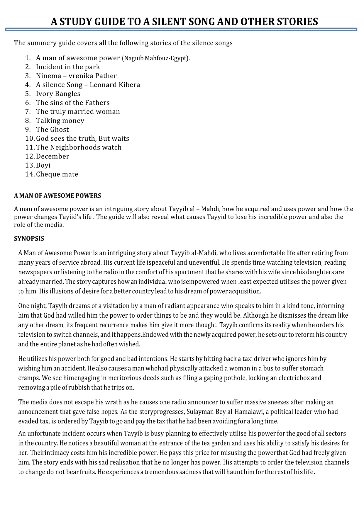 Notes.co.ke - Education notes in Kenya