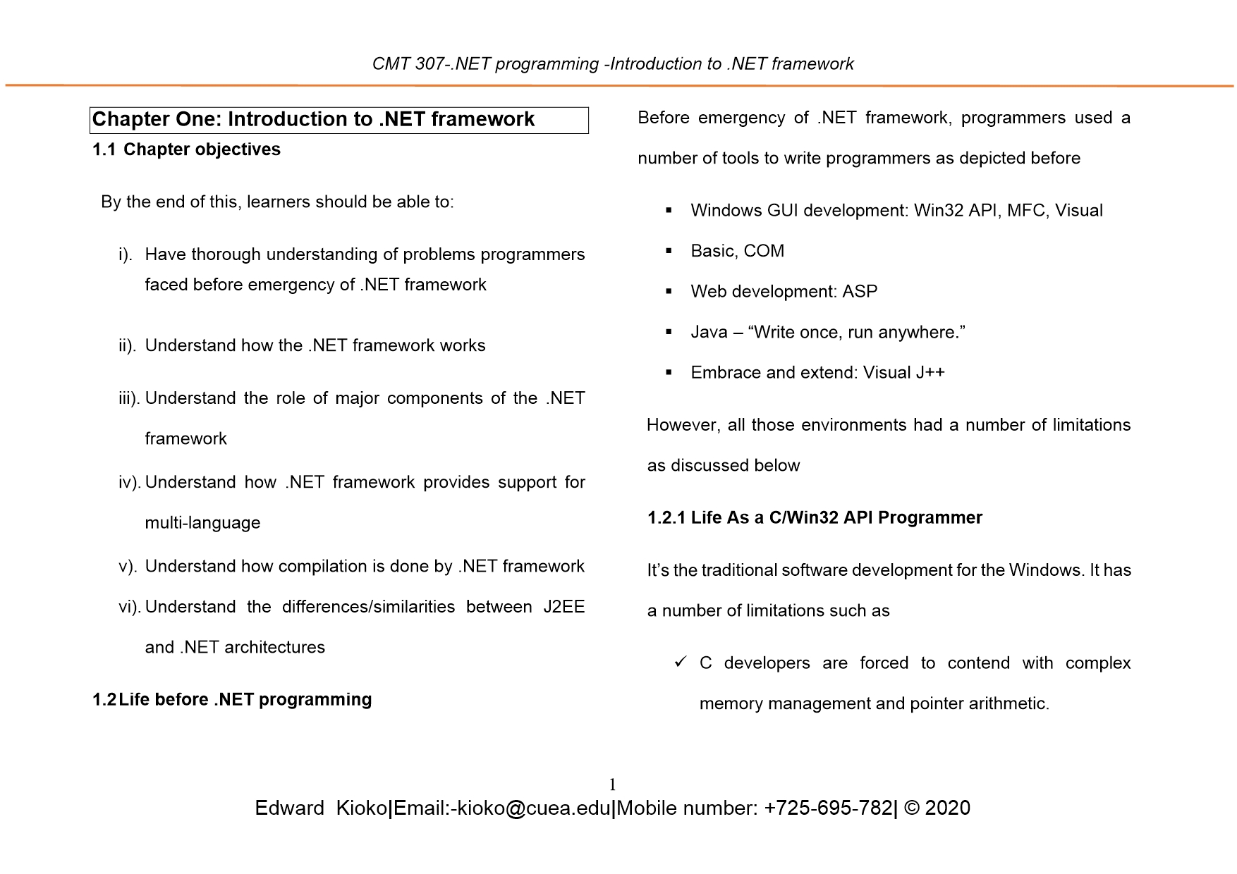 Introduction to NET framework