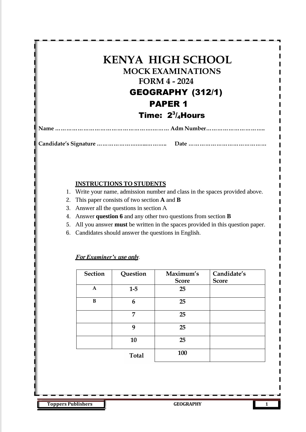 Notes.co.ke - Education notes in Kenya